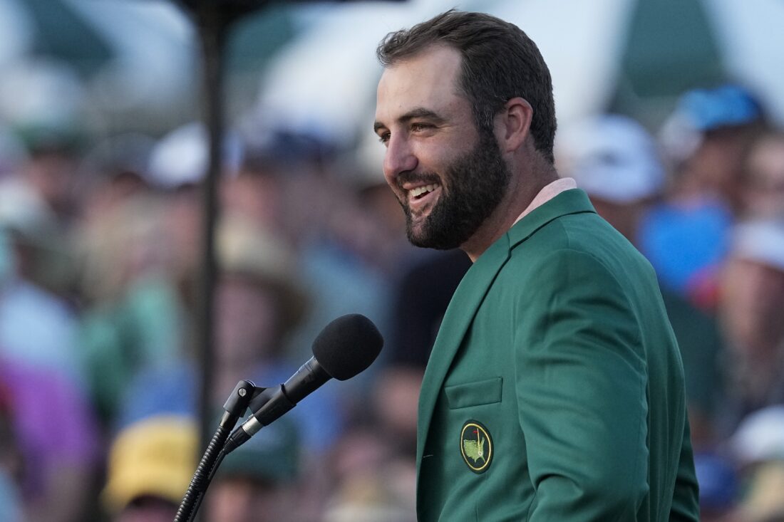 Scheffler enjoys practice round with his mom ahead of the Masters ...